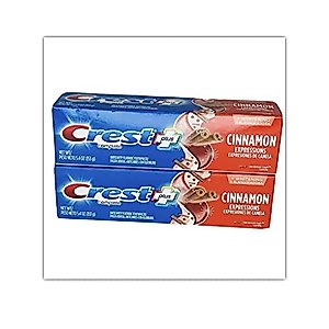 Crest Plus Complete + Whitening Cinnamon Rush Expressions 5.4 oz 2 Boxes