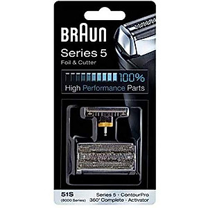 Braun Series 5 Combi 51s Foil And Cutter Replacement (Formerly 8000 360 Complete Or Activator), Super Size Value Package 2- Replacements