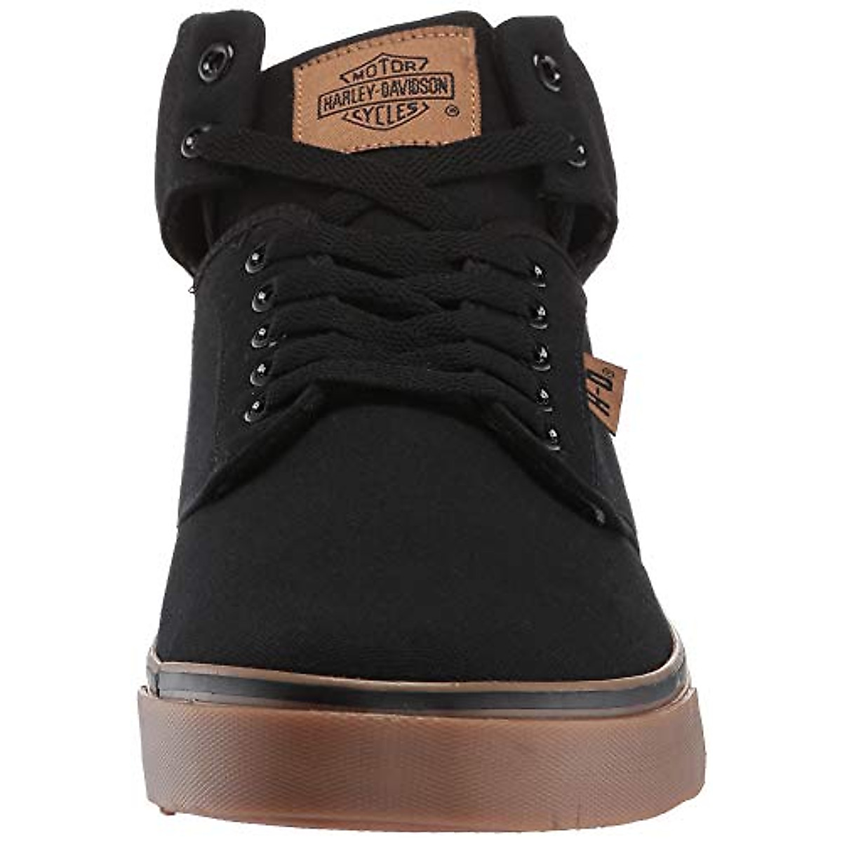 HARLEY-DAVIDSON FOOTWEAR Men's Wrenford Sneaker, Black, 12.0 M US