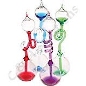 Colorful Office Thinking Hand Boiler, Glass Science Energy Transfer, Children Science Experiment, Love Birds Color Meter Hand Boiler, 1 Pcs (Color May Vary) by C&H®