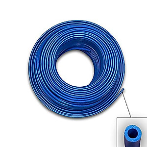Food Grade 1/4 Inch Plastic Tubing for RO Water Filter System, Aquariums, Refrigerators, ECT; BPA free; Made from FDA compliant materials and meets NSF Standards and Regulations (50 Feet, Blue)