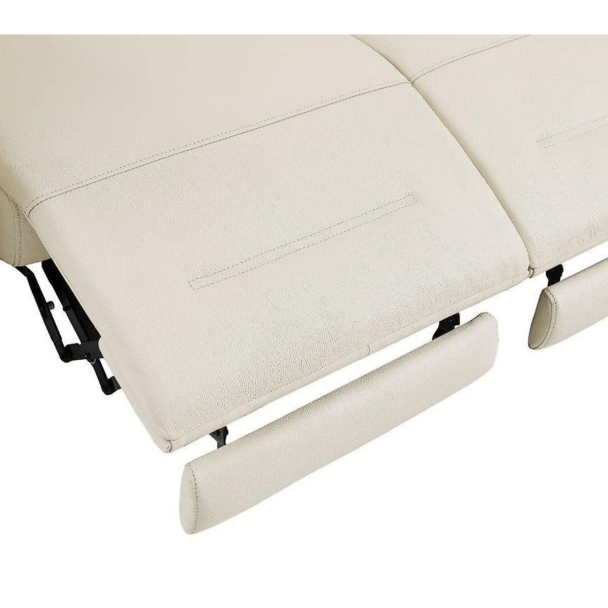 Blackjack Furniture Siena Power Reclining Sofa with USB Ports to Charge Devices, Adjustable Multi-Position Headrests, Wall Hugger Design, 82.6" W, Beige