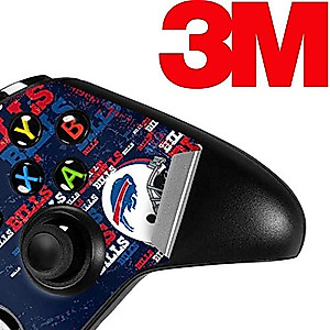 Skinit Decal Gaming Skin Compatible with Xbox One S Controller - Officially Licensed NFL Buffalo Bills - Blast Alternate Design