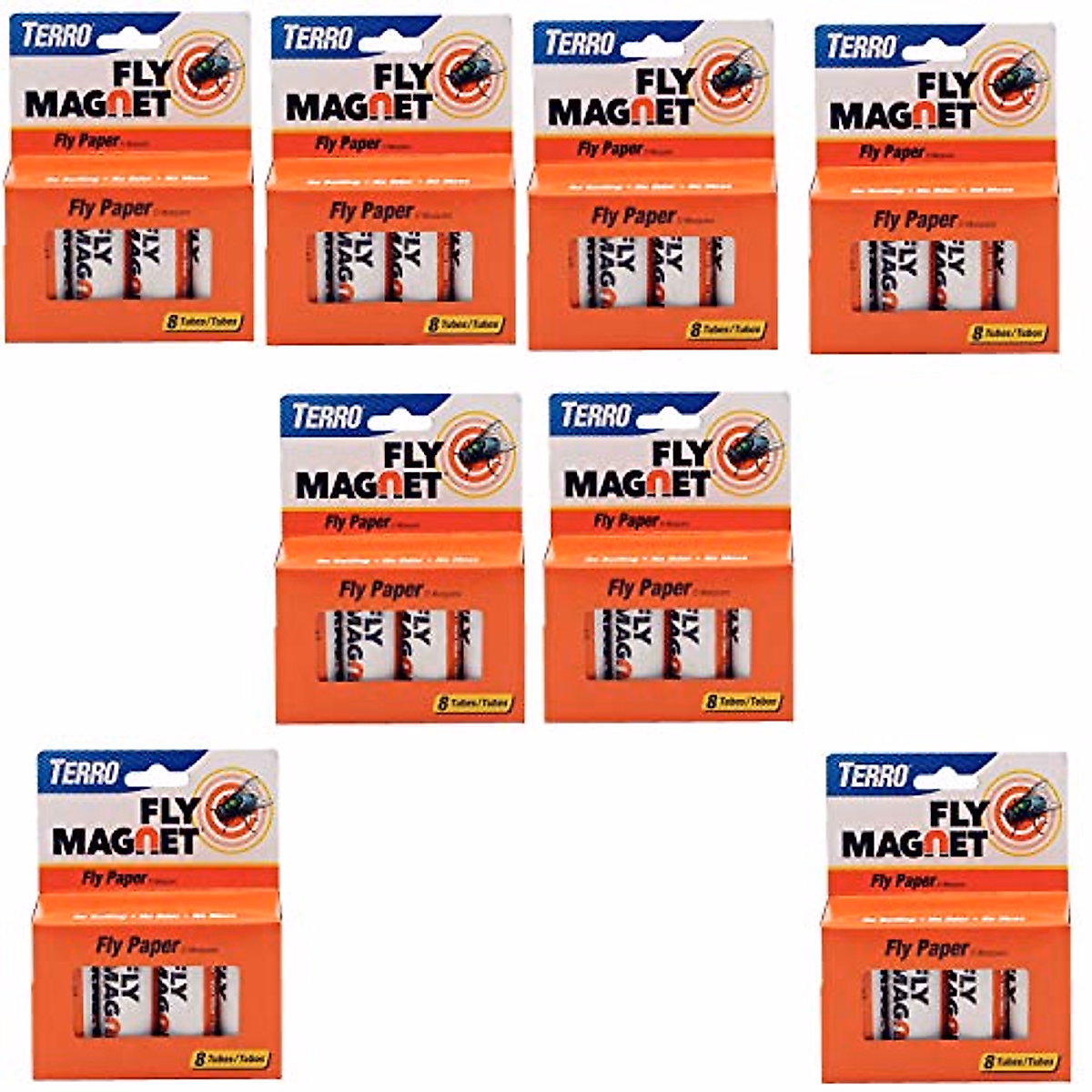 Terro T518 Fly Magnet Sticky Fly Paper Fly Trap, 8 Pack (8)
