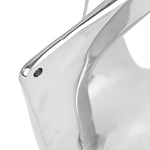 Aramox Boat Anchor, 1kg/2.2lb Claw Boat Anchor Heavy Duty 316 Stainless Steel Anchor Mirror Polish Marine Accessories