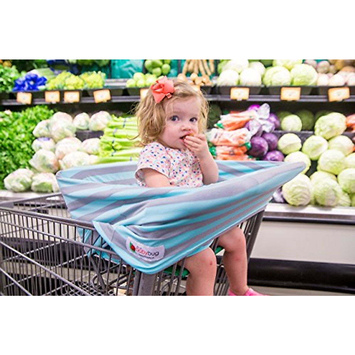 Carseat Canopy Cover | Stretch Jersey Fabric Doubles as a Convenient Breastfeeding or Shopping Cart Cover | Car Seat Canopy for Baby Girls and Boys!