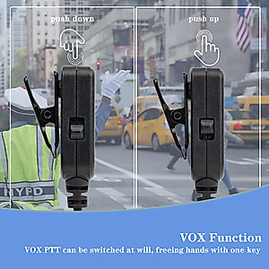 Retevis Hands Free Two Way Radio Headset, Walkie Talkie Earphones, VOX, Coil Tube, 2 Pin, for RT22 RT21 H-777 RB26, Compatible with Baofeng UV-5R BF-888S Walkie Talkie, Walkie Talkie Earpiece(10 Pack)