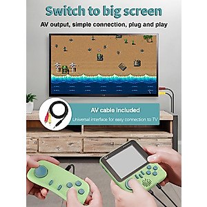 Fadist Handheld Game Console, Retro Game Console with 666 Classic Games, 3.5'' Color Display,Rechargeable Battery, Support for 2 Players & TV, Ideal Gift for Kids, Friend, Lover