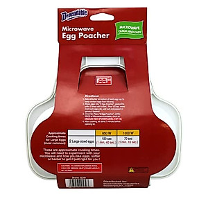 Home & Style Microwave Egg Poacher BPA Free Perfect Poach Eggs in Minutes