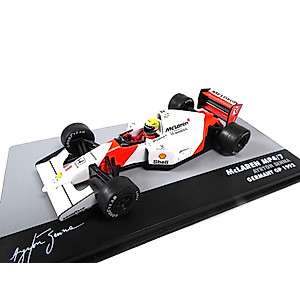 OPO 10 - Formula 1 car 1/43 Compatible with McLaren MP4 / 7# 1 Ayrton Senna Germany GP F1 1992 (723)