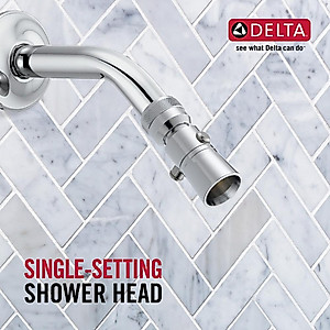 Delta Faucet Single-Spray Shower Head, Chrome 52652-PK