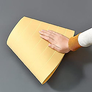 Round Stackable Plastic Large Volume Trash Can, Highly Elastic Wastebasket 9L Garbage Container Anti-Extrusion Tear Resistance Bin (Yellow)