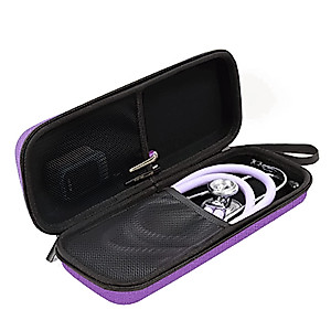 Personalized Stethoscope Case Custom Name Lightweight Hard Travel Case Organizer with Mesh Pocket for Nurse Accessories Customized Nurses Week Gift for Nurse Doctor Medical Assistant