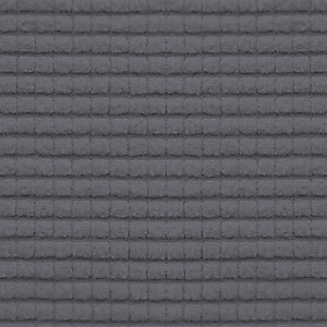 Easy-Going Stretch Futon Slipcover Armless Futon Bed Cover Furniture Protector Without Armrests with Elastic Bottom for Kids, Soft Jacquard Fabric Small Checks (Large, Grey)