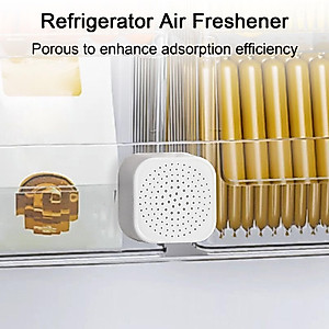 Meideli Activated Charcoal Fridge Deodorizer 12pcs Refrigerator Deodorizer Adhesive Activated Carbon Kitchen Cabinet Pantry Fridge Freezer Odor Eliminator Absorber Box 12pcs