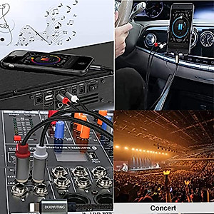 DUOYUTING RCA Audio Cable, iOS Phone to 2 Male RCA Stereo Audio Y-Adapter for iPhone/Sound Box/Amplifier/Home Theater etc. (3.4ft)