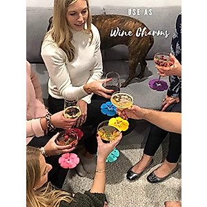 Lil' Penguin Absorbent Coasters, Wine Glass Charms, Slip on Wine Coaster Set, Felt Coasters, Bar Coasters, Drink Coaster