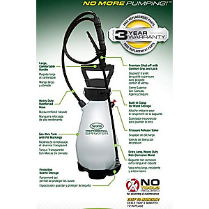 Scotts 190567 Lithium-Ion Battery Powered Pump Zero Technology Sprayer, 2-Gallon