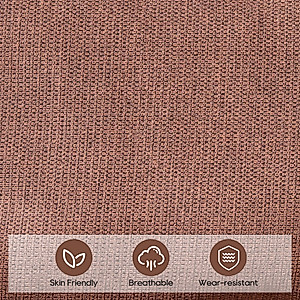 Consofa Loveseat Sofa, 69.3'' Small Modern Loveseat Couch for Small Spaces, Comfy 2 Seater Sofa with Solid Wooden Legs, Removable Cover, Mid Century Modern Couch for Living Room (Pink)