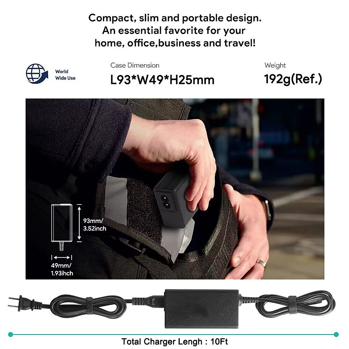 HKY 18V AC DC Adapter Charger for Beats by Dr. Dre Beatbox Portable Speaker,100% Replacement Model:BSC60-180333 P/N: BSC60180333 DYS602-180360W/ Ada-65si-19-2 18045g Power Supply Cord