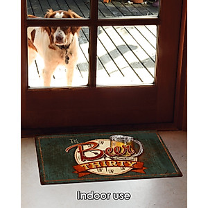 Toland Home Garden 800208 It's Beer Thirty Man Cave Door Mat 18x30 Inch Drink Outdoor Doormat for Entryway Indoor Entrance