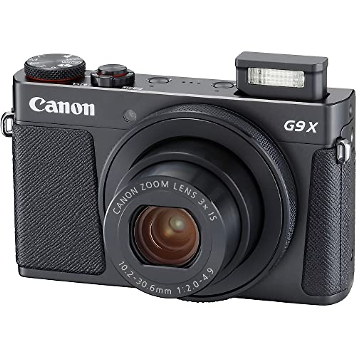 Canon PowerShot G9 X Mark II Digital Camera (Black) (1717C001), 64GB Memory Card, Card Reader, Soft Bag, Flex Tripod, Hand Strap, Memory Wallet, Cleaning Kit (International Model) (Renewed)