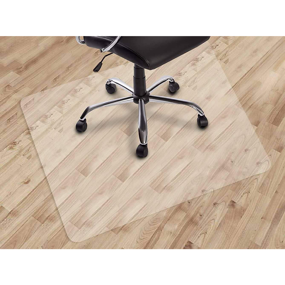 Dinosaur Office Chair mat for Hard Floors, 30" X 48" Transparent Floor Mats, Easy Glide for Chairs, Wood/Tile Protection Mat for Office & Home (30" X 48" Rectangle)