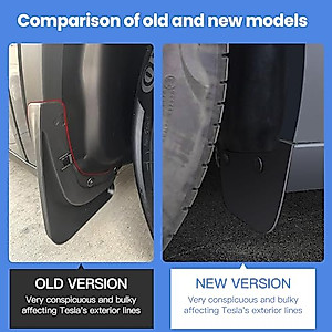 Topfit for Tesla Model Y Mud Flaps Car Mud Guards Defender Wheel Tire Mud Flaps Splash Guard for Tesla Model Y Accessories (Set of 4)