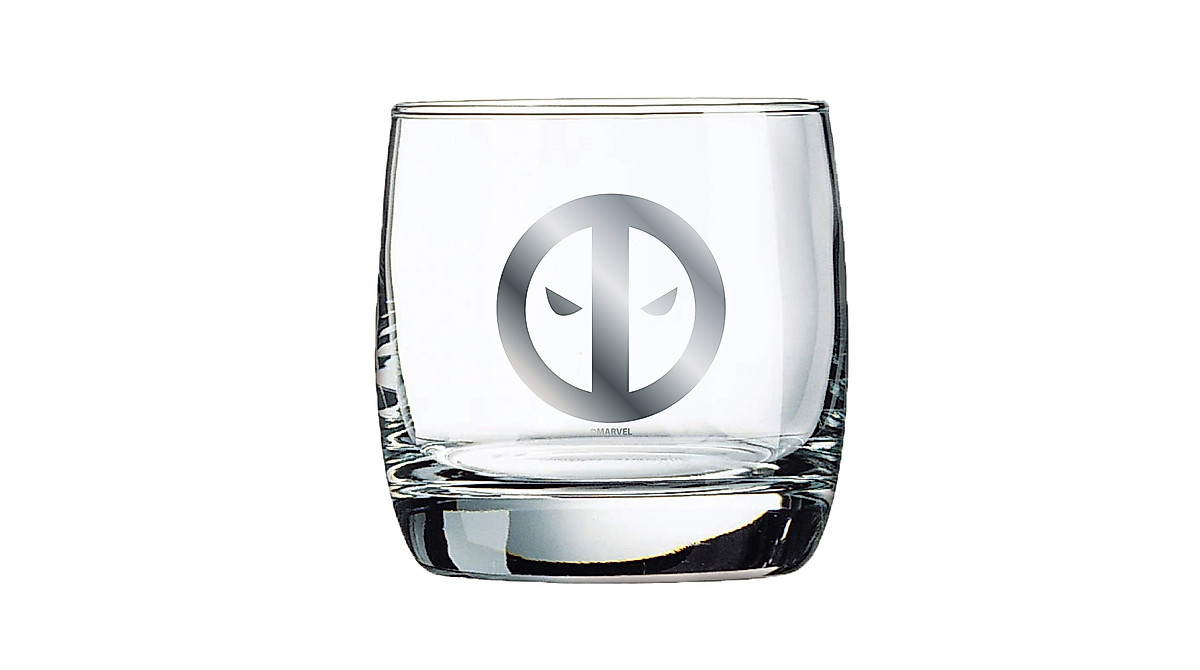 Deadpool Whiskey Glasses - Collectible Marvel Gift Set
