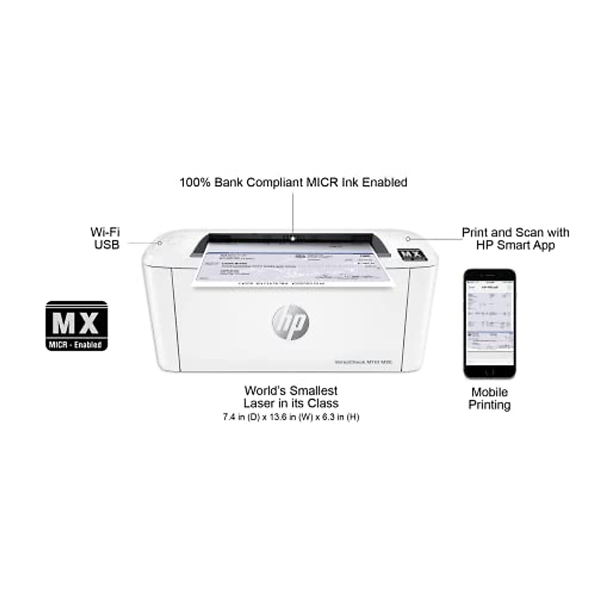 VersaCheck M110 MXE Bank Compliant MICR Printer X1 Gold Software Bundle