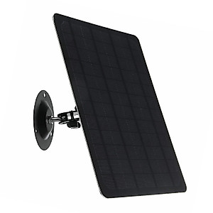 XIXIAN 10W 6V Micro USB Solar Panel 2000mAh 360-degree Rotation Waterproof Wall Mounted Monocrystal Silicon Solar Plate for USB Camera
