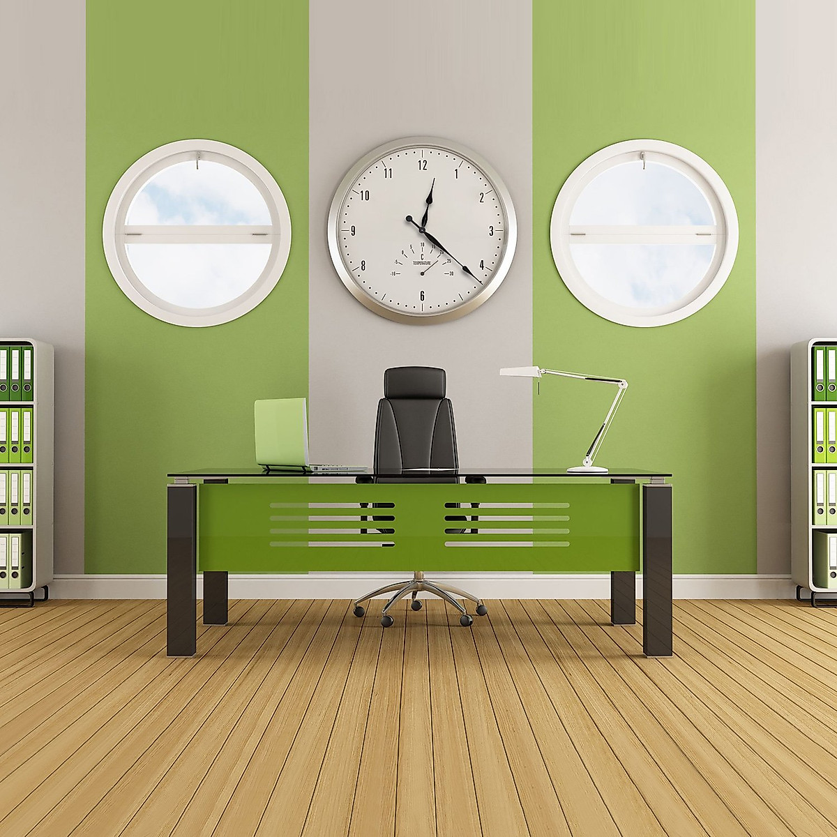 High Torque Quartz Clock Movement Clock Replacement Mechanism with 12 Inch Long Spade Hands for DIY Clock (Black, Shaft Length 1/10 inches/ 23 mm Shaft Length)