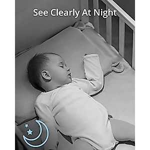 eufy Security Baby Monitor 2 with Wi-Fi, Security Camera, 2K Resolution with Pan & Tilt, AI Cry Detection Night Vision, Sound and Room Temperature Detection, Baby Camera Monitor, Requires 2.4GHz Wi-Fi