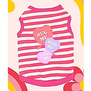 6 Packs Girl Dog Clothes Small Puppy Dog Shirts for Small Dogs Girls Chihuahua Clothes Yorkie T Shirt Female Dog Clothes