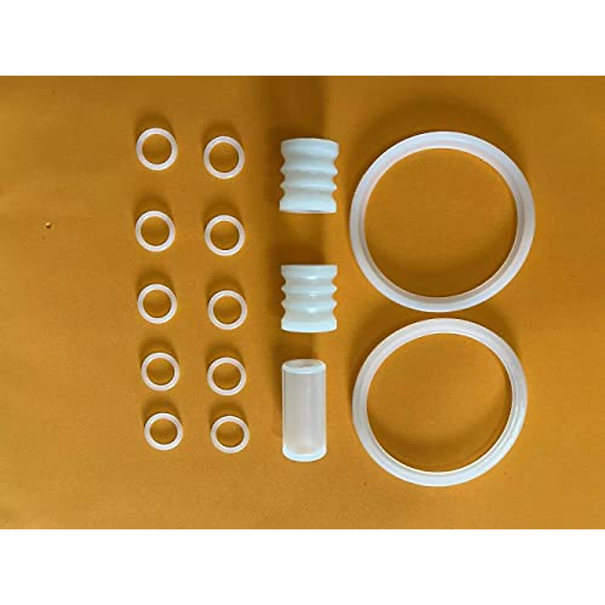 MHXYYXHM Replacement Ice Cream Silicone Seal Ring and Tube for VEVOR Components of YKF Soft Serve Ice Cream Maker Fittings Spare Part