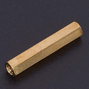 Motherboard Brass Standoff Coupling Standoff Pillar Spacer Nut Brass Standoff for PCB Motherboard for Electrical Equipment(M3*25 (50 pcs per Sale))