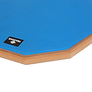 12 inch drum pad,double sided drum pads,snare drum pad with drumsticks and storage bag for drum practice beginner (12'', Blue)