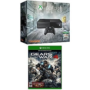 Xbox One 1TB Console - Tom Clancy's The Division Bundle and Gears of War 4 Standard Physical