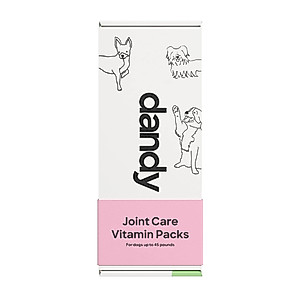 Dandy Glucosamine Chondroitin Dog Supplements - 30 Individually Sealed Packs - 4 Treats Per Pack - Joint Supplement for Dogs - Anti Inflammatory Supplement (Small Breed - Up to 45lbs)