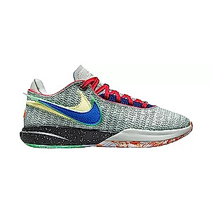 Nike Lebron 20 XX Men's Basketball Shoe Light Silver/Hyper Royal DJ5423-002 - Size 8.5