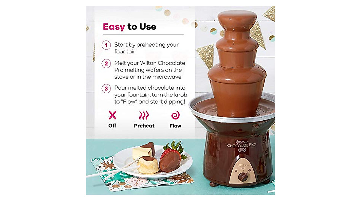 Wilton Chocolate Pro Fountain – 4 lb Capacity for Perfect Dipping