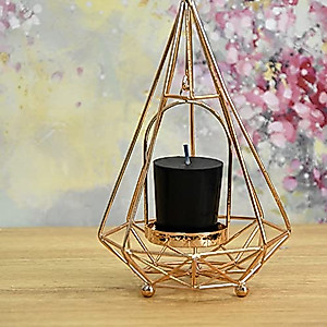 Zest Candle 12-Piece Votive Candles, Black