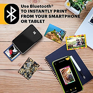KODAK Step Wireless Mobile Photo Mini Color Printer (White) Compatible w/ iOS & Android, NFC & Bluetooth Devices