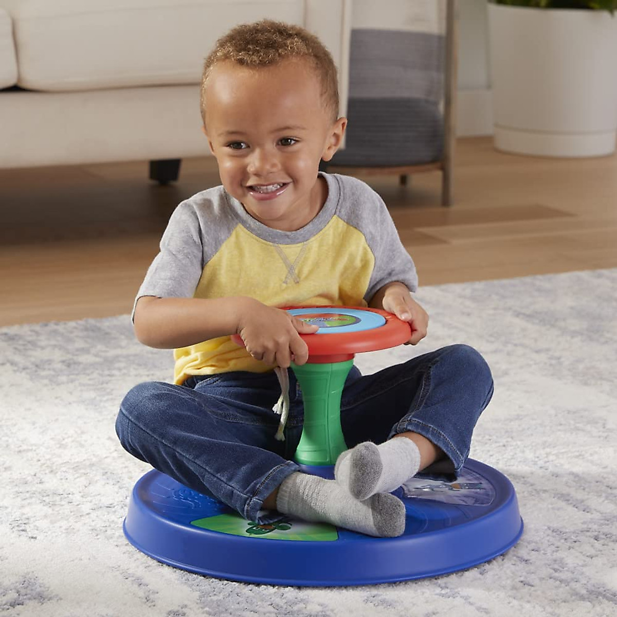 Playskool PJ Masks Sit 'n Spin Musical Classic Spinning Activity Toy for Toddlers Ages 18 Months and Up (Amazon Exclusive)