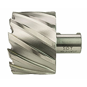 Steel Dragon Tools 2-1/4" x 2" High Speed Steel Annular Cutter with 3/4" Weldon Shank