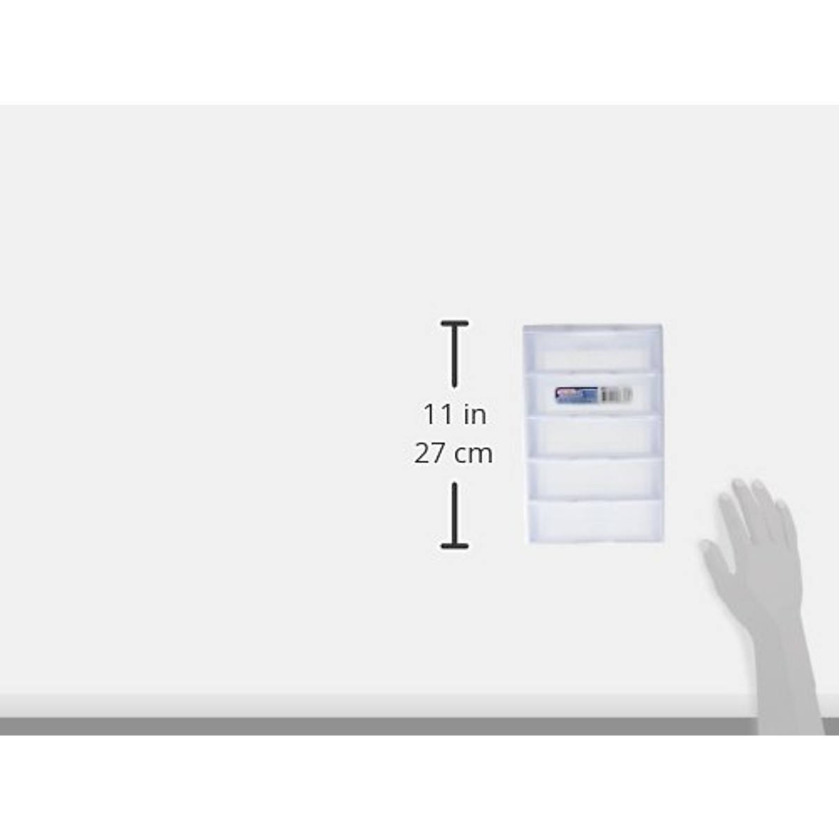 Sterilite 1 New 20758004 Clearview Small 5 Drawer Desktop Storage Unit White