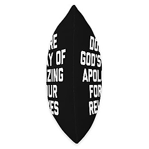 Funny Dog Gifts & Funny Dog Designs Dogs are God's Way of Apologizing for Your Relatives-Funny Throw Pillow, 16x16, Multicolor