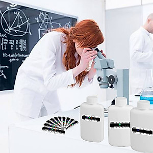 14 Pcs Urine Test Complete Kit,Includes 2 Empty Bottles,10 Adhesive Temperature Test Strip,Hidden Leg Strap Oxford Pouch,Temperature Test Urine Strip Sticker,Portable Travel Urine Test Bottle