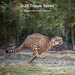 Vikeri Trail Camera, 1520P 20MP Game Camera with Night Vision Motion Activated Waterproof 120°Wide-Angle, 0.2s Trigger Hunting Trail Cam with 48pcs No Glow Infrared LED for Wildlife Monitoring