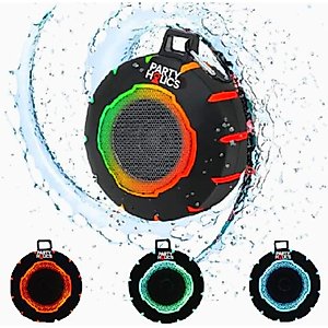 High Power Bass Portable Wireless Bluetooth Studio Dj Party Concert Speaker's - Colorful Liquid Motion Light Changing Rechargeable Waterproof Outdoor Loud Speaker (Waterproof Halo Speaker)